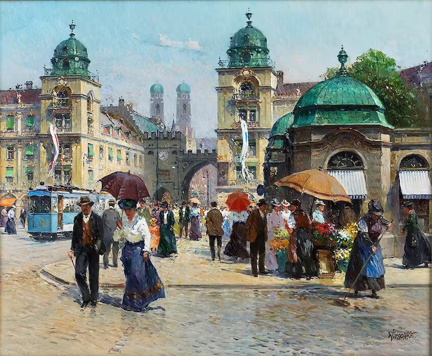 Paul Keller-Reutlingen. 1854-1920. Galerie Gabelsberg, München